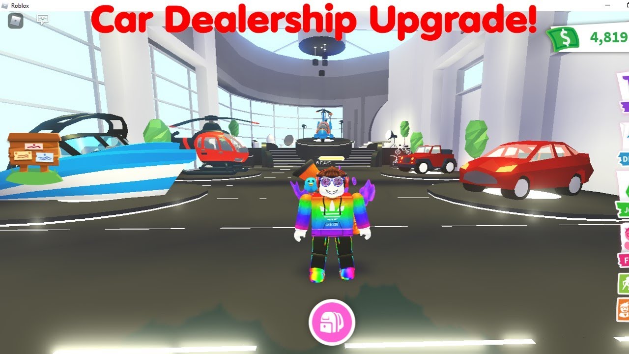 Car Dealership Upgraded in Adopt Me! - YouTube