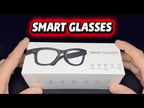 AI Smart Glasses with Camera Stabilization - 8MP POV Video Recording