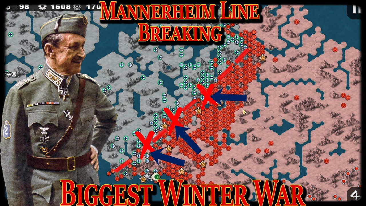 Mannerheim Line Starting To Collapse! Biggest Winter War #3 - YouTube