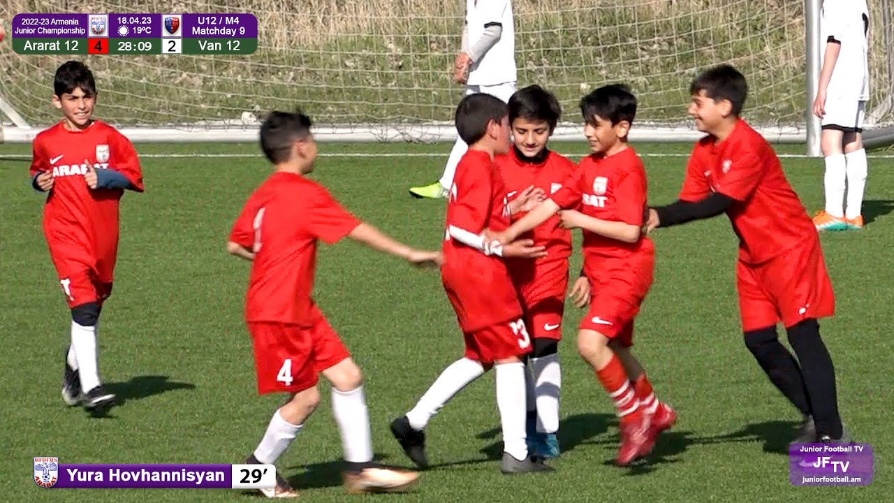Ararat 12 (4-2) Van 12 (18.04.23) 2022-23 AJC U12/M4, Matchday 9 - YouTube