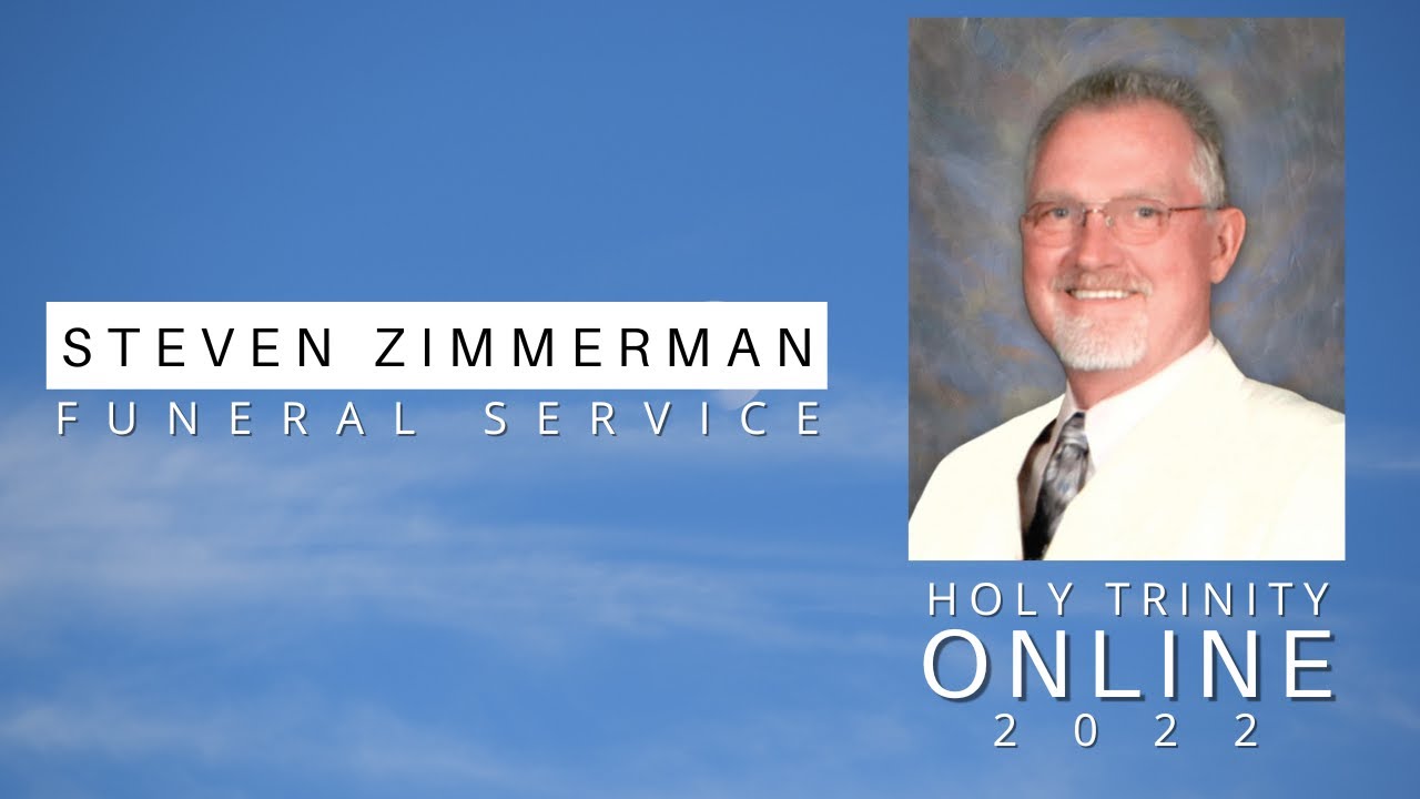 Funeral Service for Steven Zimmerman - YouTube