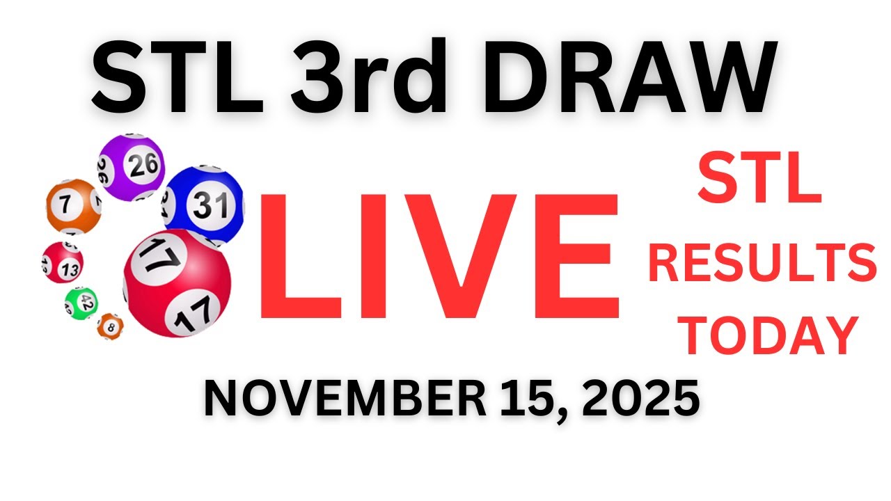 STL 3rd DRAW RESULTS 7 00 PM LIVE DRAW November 15, 2025 - YouTube
