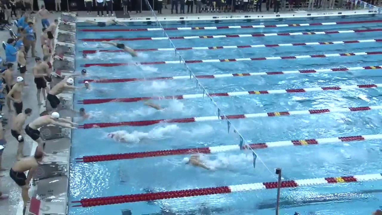 Indiana Swimming & Diving: B1G Championships - 200 Medley Relay - YouTube