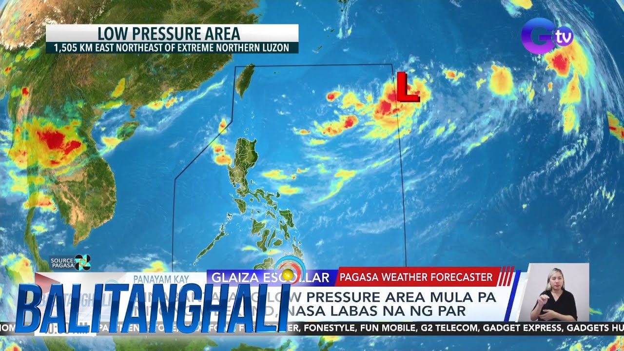 Binabantayang LPA mula pa nitong weekend, nasa labas na ng PAR ...