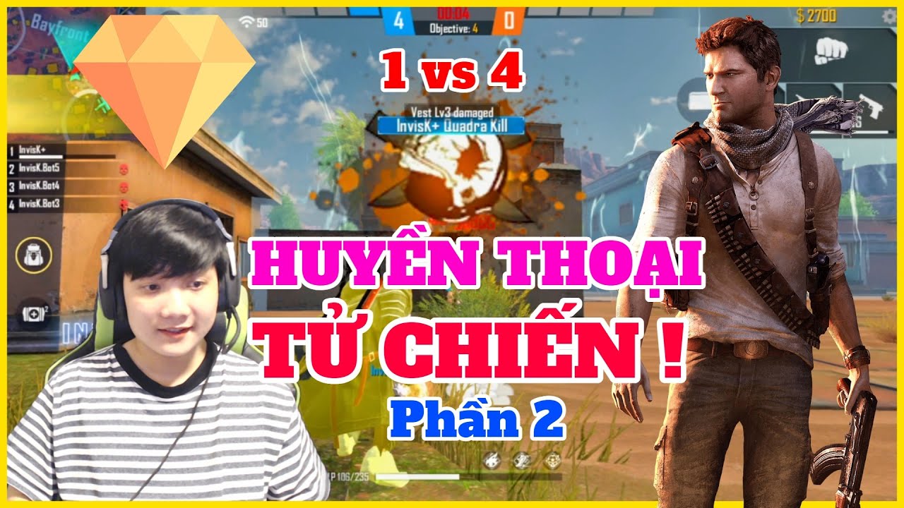 Invis K - Huyền Thoại Thái Lan Tử Chiến 1 Cân 4 ! (Phần 2) | Free Fire ...