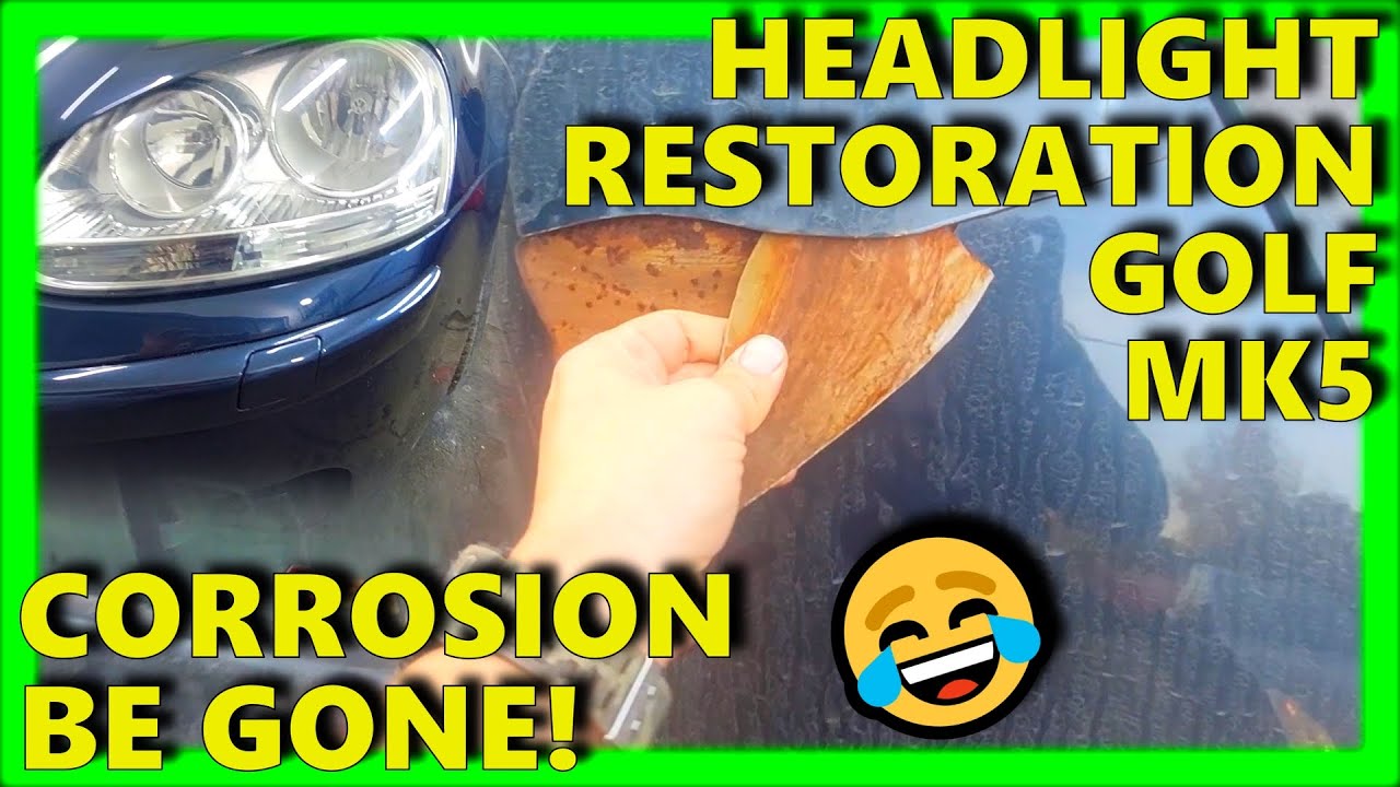 Volkswagen Golf Mk5 - Removing Some Rust And putting New Shine - YouTube