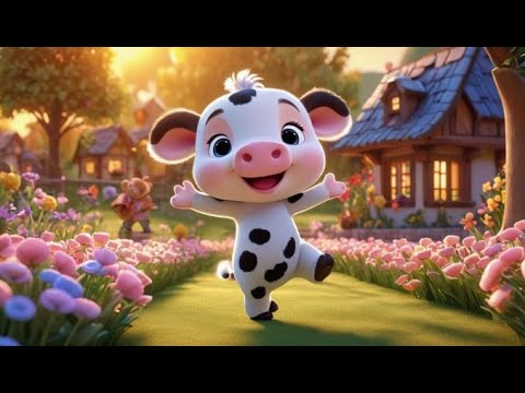 Baby Moo Moo Dancing | Fun Animal Dance Song for Kids | Move and Groove ...