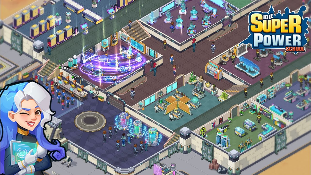 Idle Superpower School Gameplay Walkthrough [Android/iOS] - YouTube