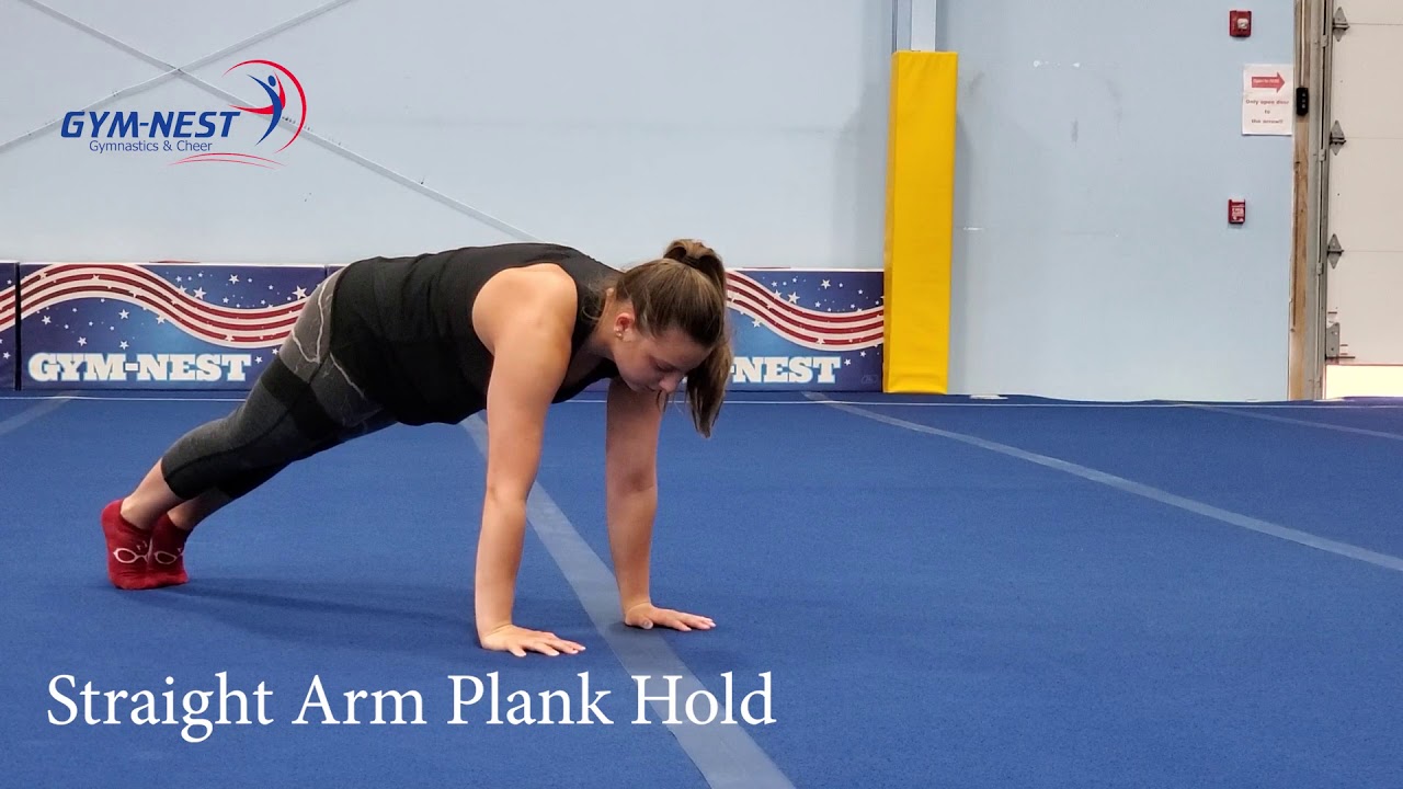 Straight Arm Plank Hold - YouTube