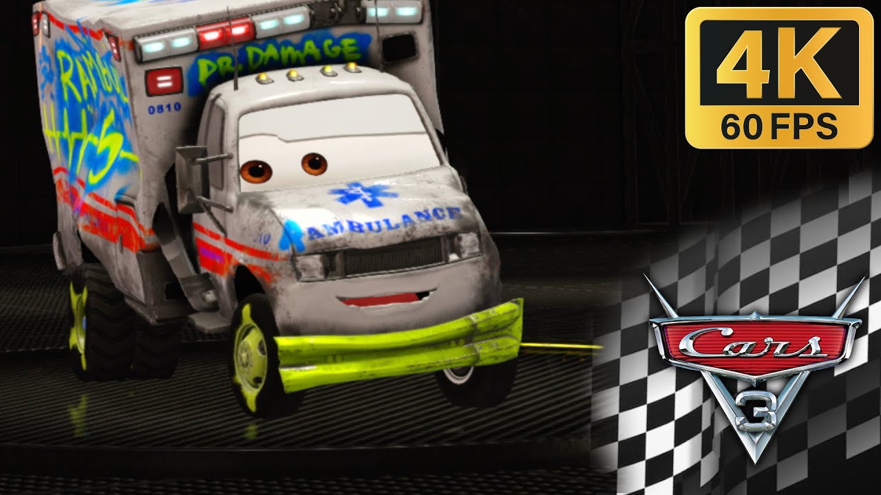 Dr. Damage racing in Florida International Concourse - Cars 3: Driven ...