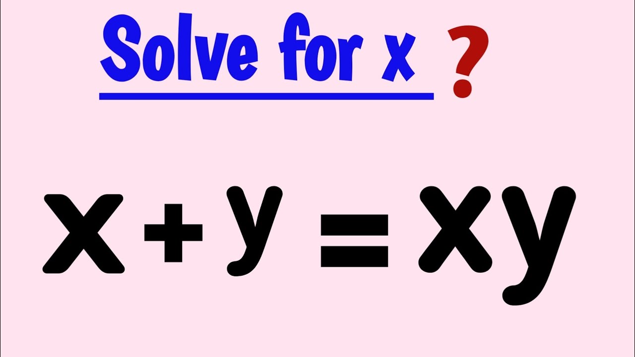 How to solve for x - Considering restrictions(@mathsjourney6608) - YouTube
