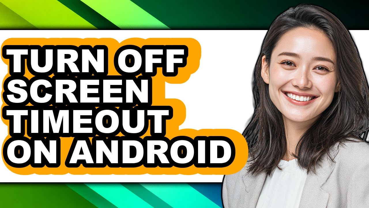 How to Turn Off Screen Timeout on Android (only Way) - YouTube