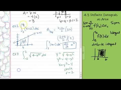 4 3a Definite Integrals to Geometric Area || AP Calculus - YouTube