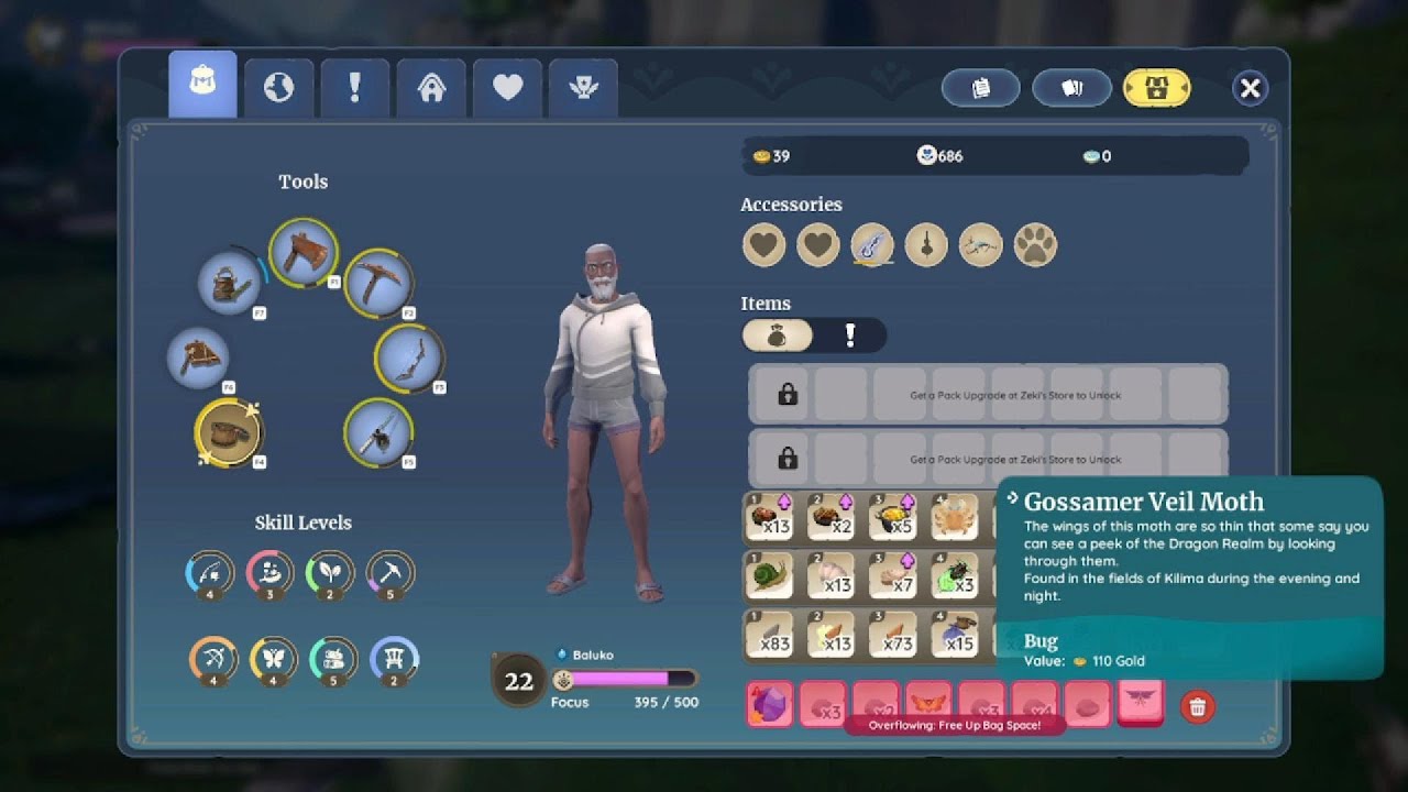 Palia - Gossamer Veil Moth - YouTube