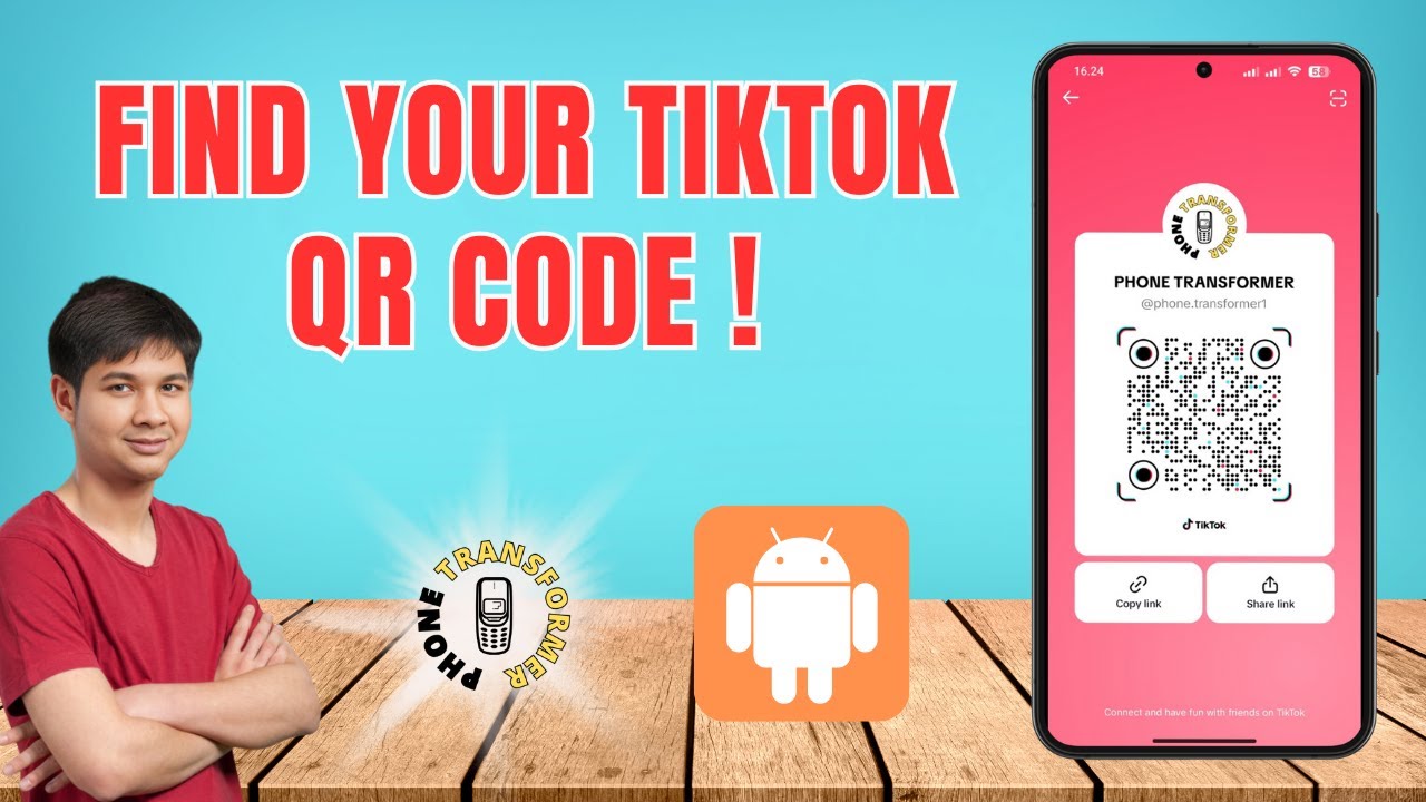 How to Find Your TikTok QR Code - YouTube