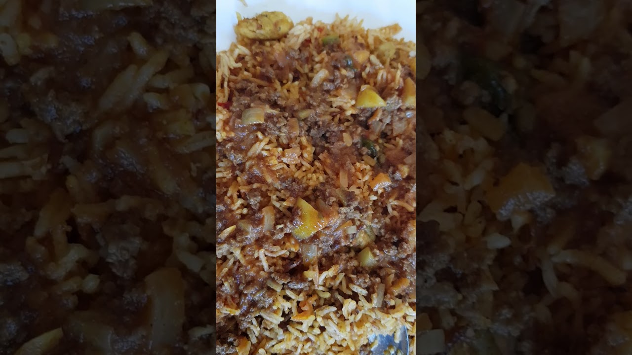 RICE & Minced Beef - YouTube