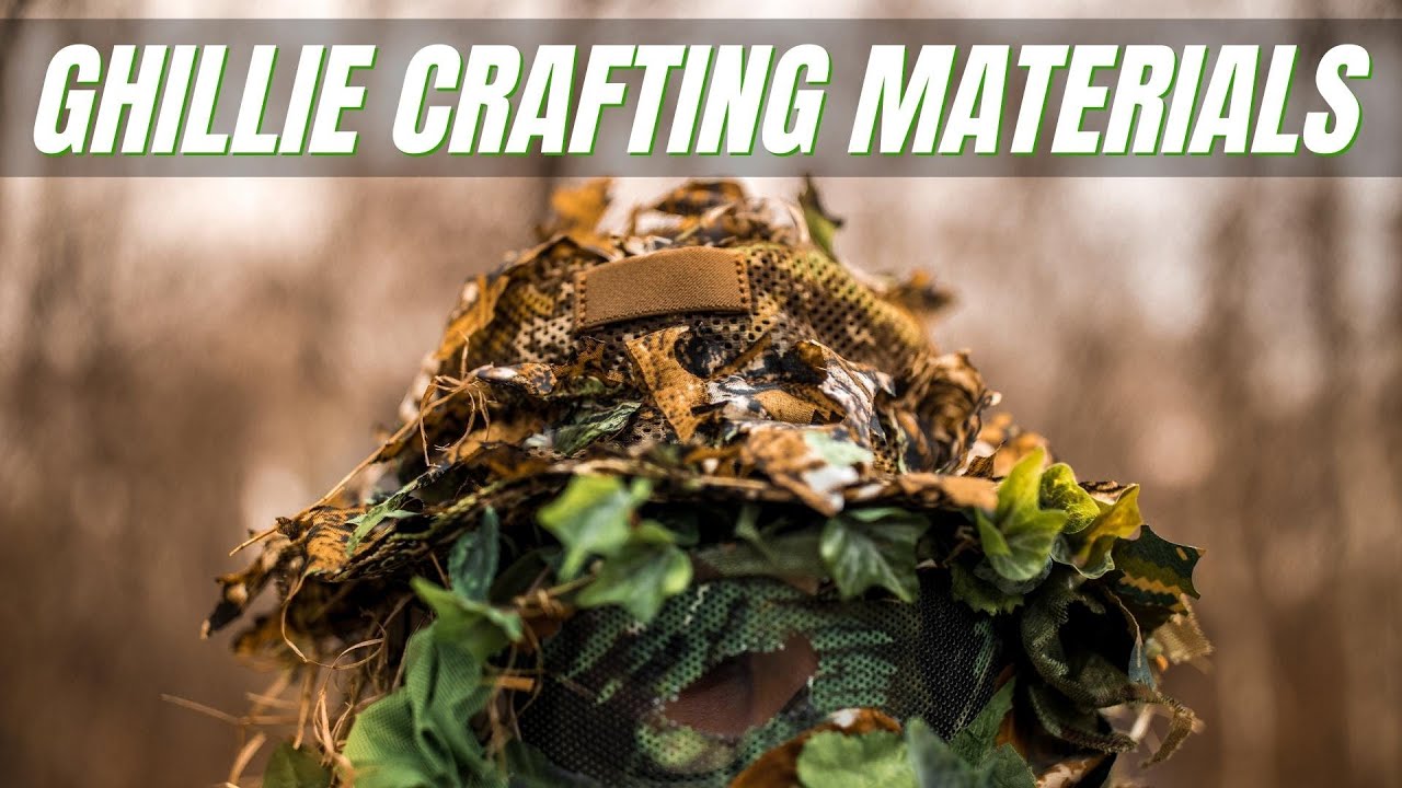 Ghillie Crafting Material You Should Consider Purchasing | Mesh ...