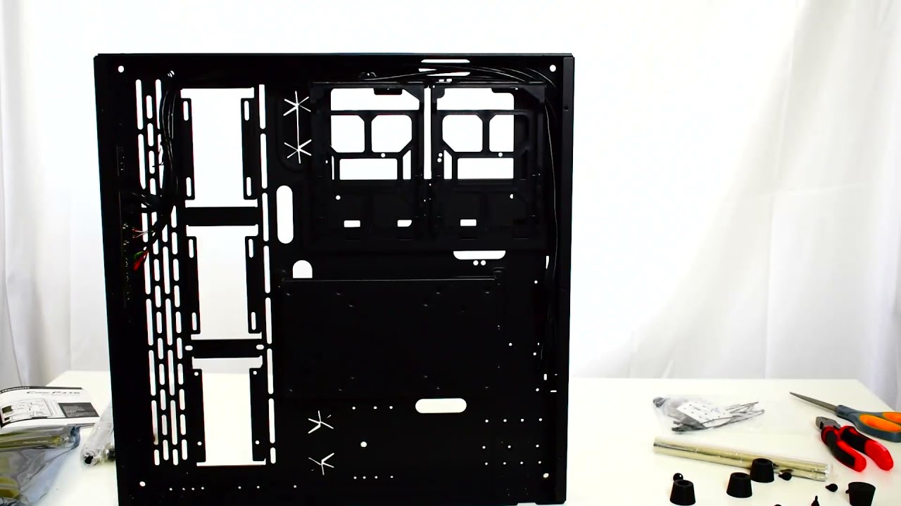 How to REMOVE THERMALTAKE CORE P3 BACK PANEL! - YouTube