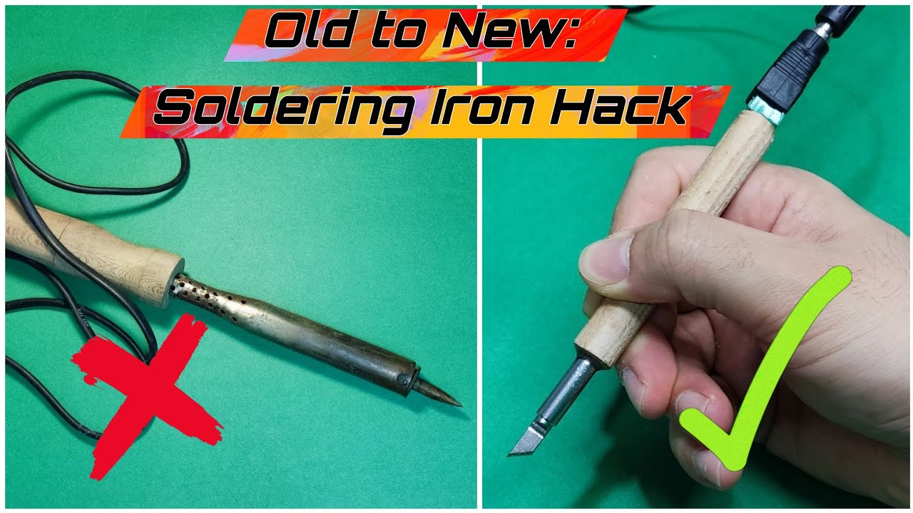 🔥DIY Upcycled Soldering Iron: Breathing New Life into Old Tools! 🔧⚡ ...