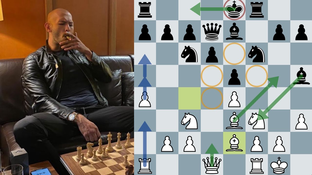 Andrew Tate DESTROYING People at chess for 2 minutes and 12 seconds ...