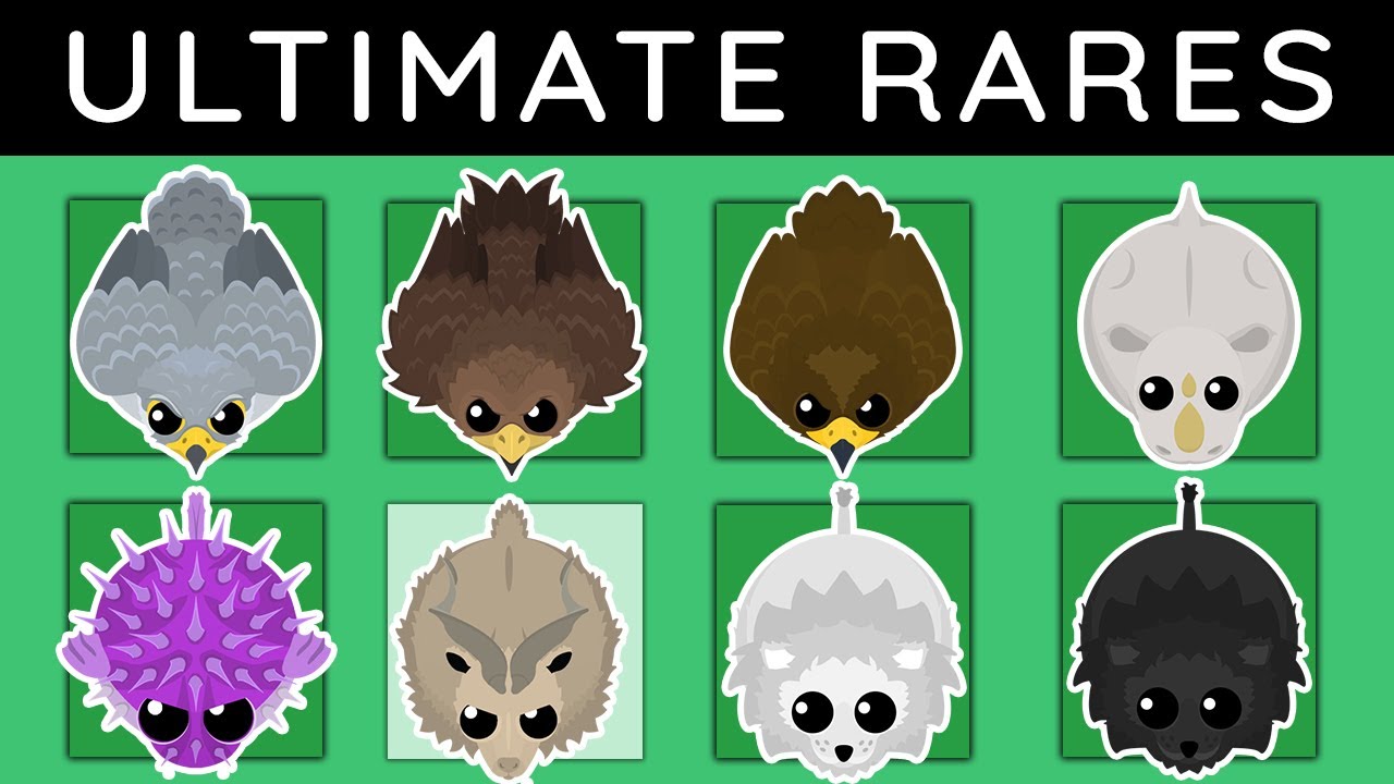 MOPE.IO ULTIMATE GETTING RARES COMPILATION !! - YouTube