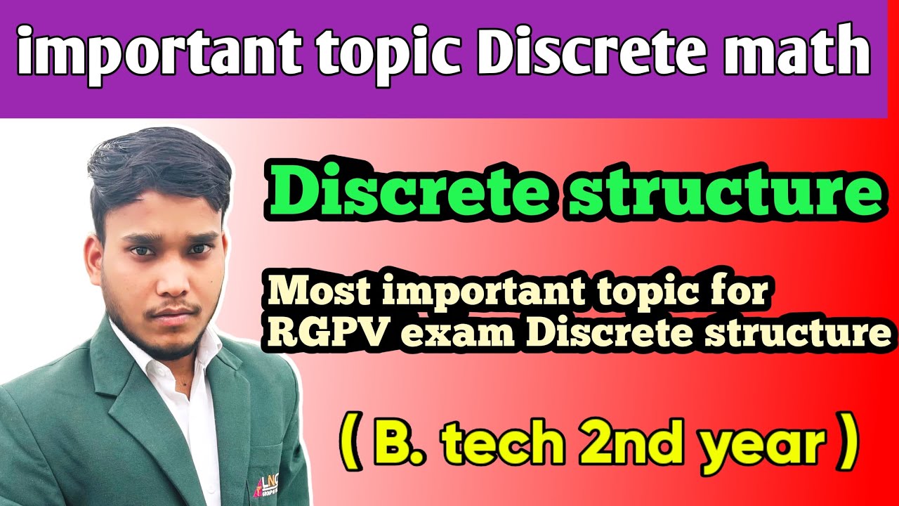 #discrete structure | important topic | 3rd semester BTech 2nd year ...