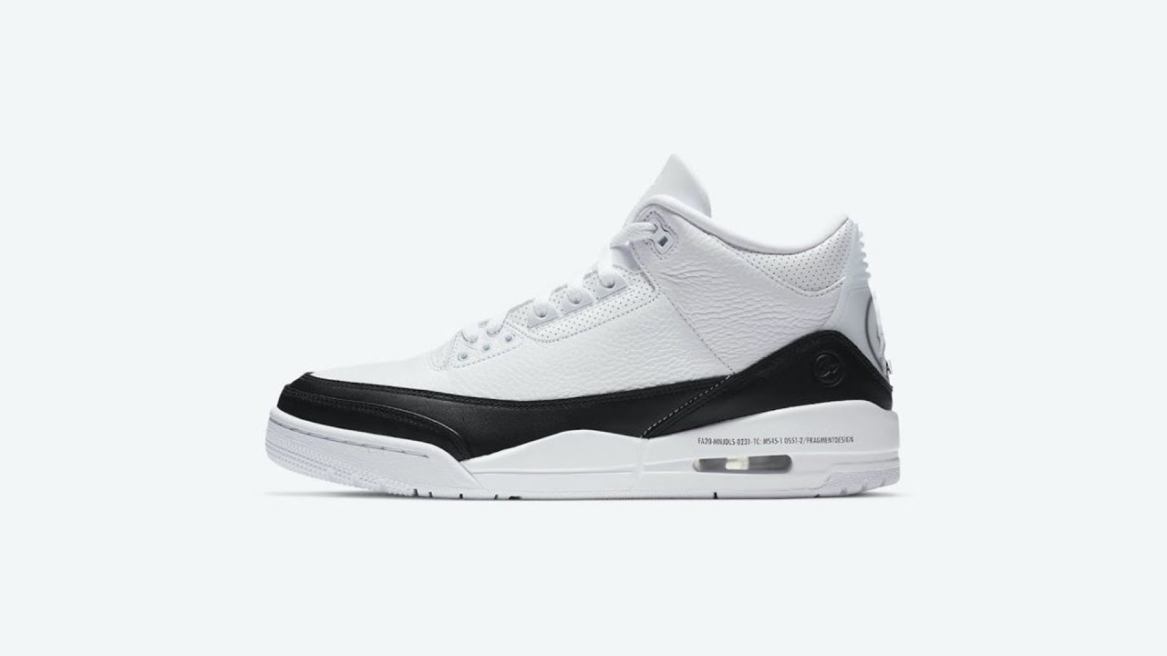 Fragment Design x Air Jordan 3 Retro SP 'White' #nike #airjordan3 # ...