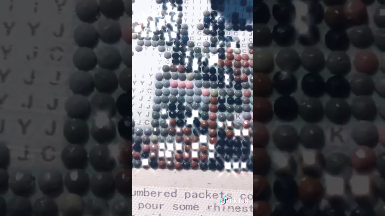 Tiger diamond art tik tok - YouTube