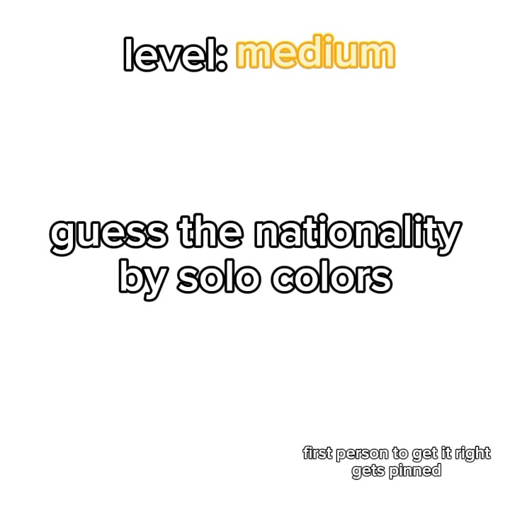 guess the nationality by solo colors | part 2 - YouTube