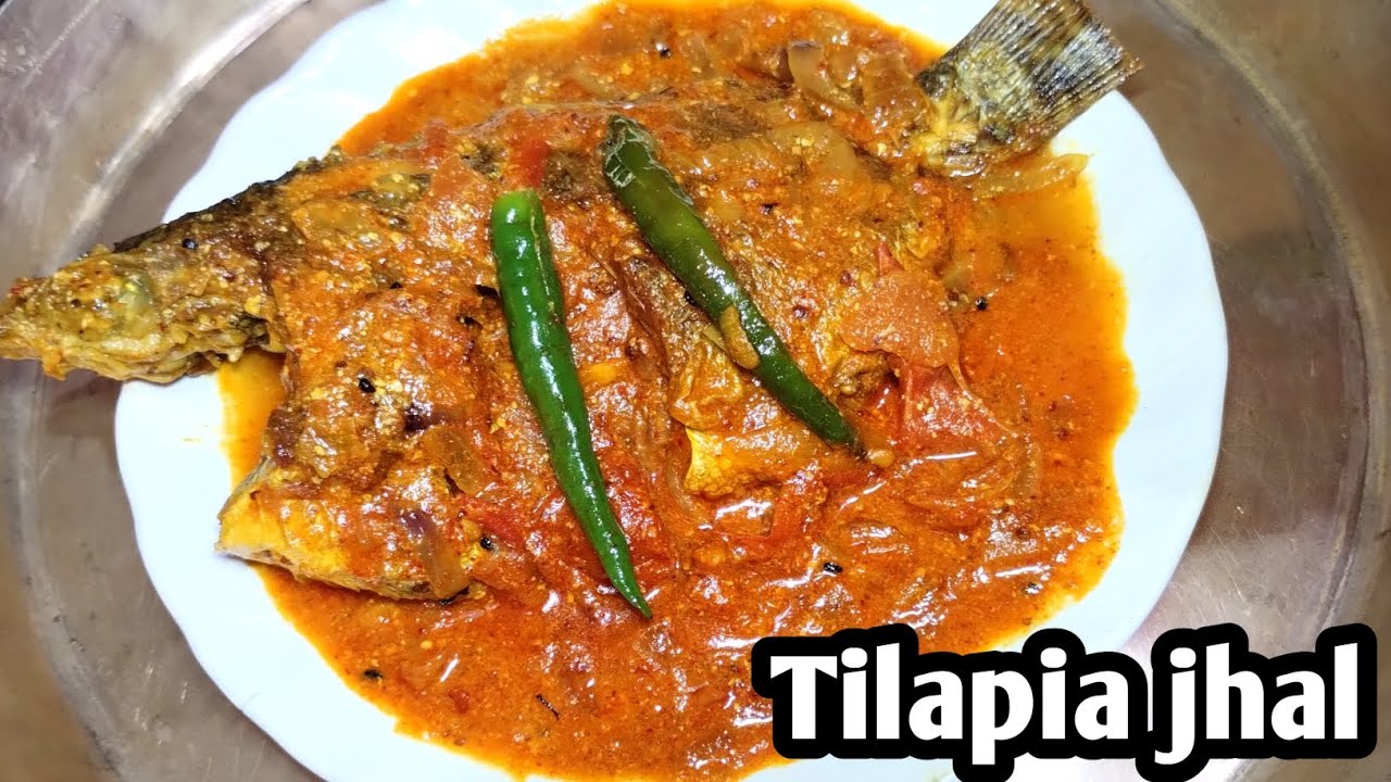 tilapia fish jhal recipe । তেলাপিয়া মাছের ঝাল রেসিপি। এইভাবে বানিয়ে ...