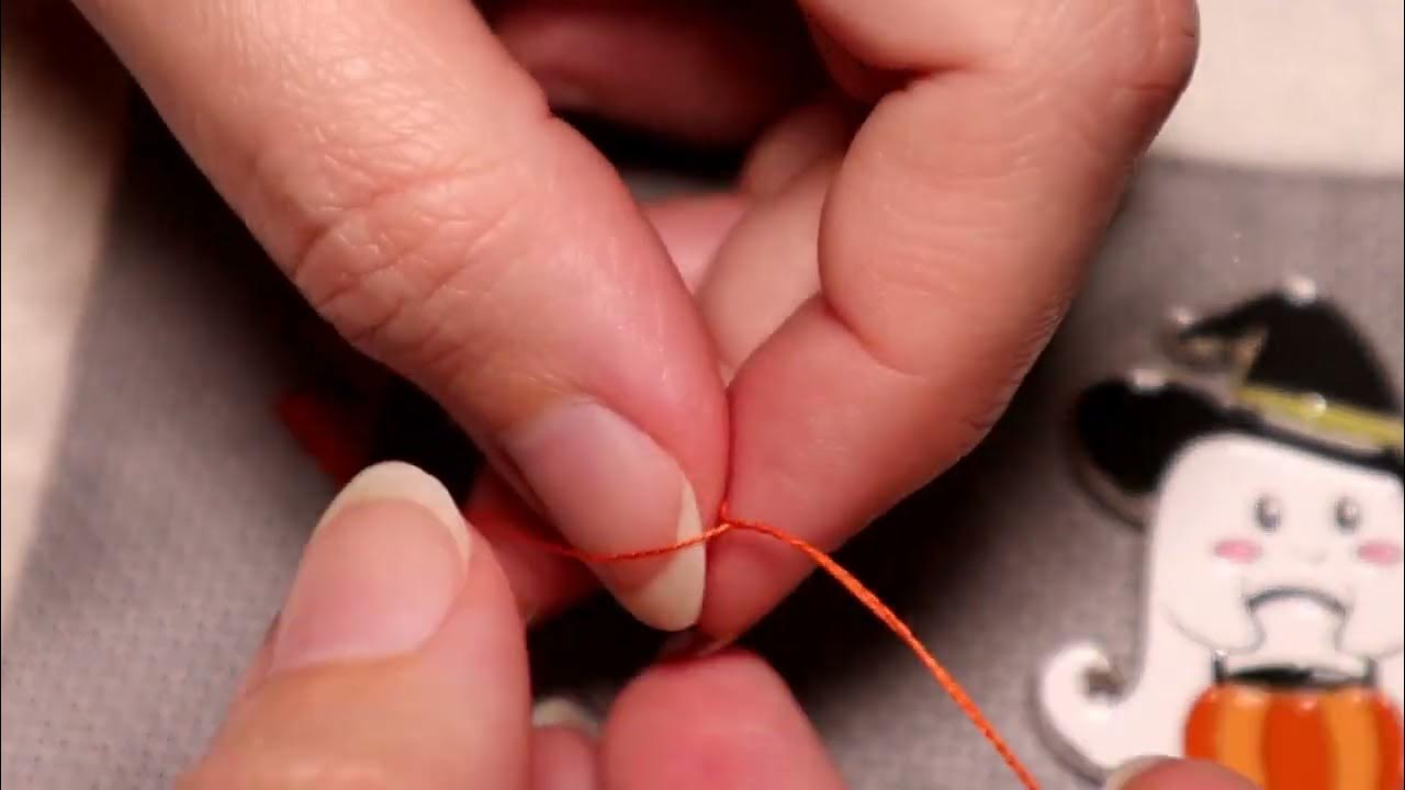 How To Do the Front Loop Method and Your First Stitches- Beginner Cross ...