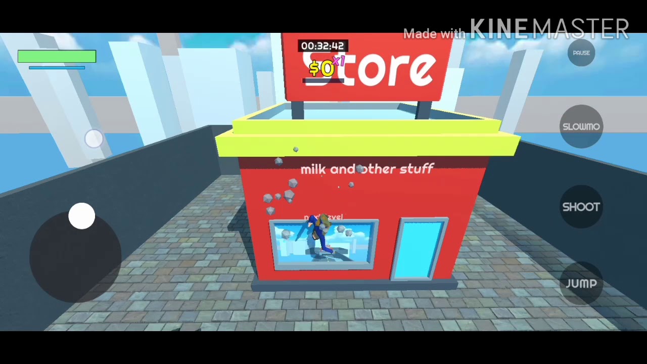 Playing milk man Karlson (game made by dani) - YouTube
