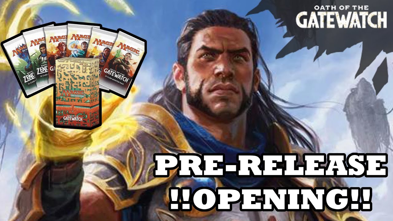 OPENING: Oath of the Gatewatch Pre-Release Kit - YouTube