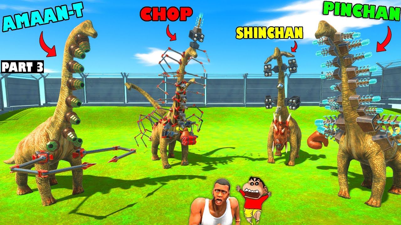 INSANE UPGRADED BRACHIOSAURUS FIGHT EACHOTHER in Animal Revolt Battle ...