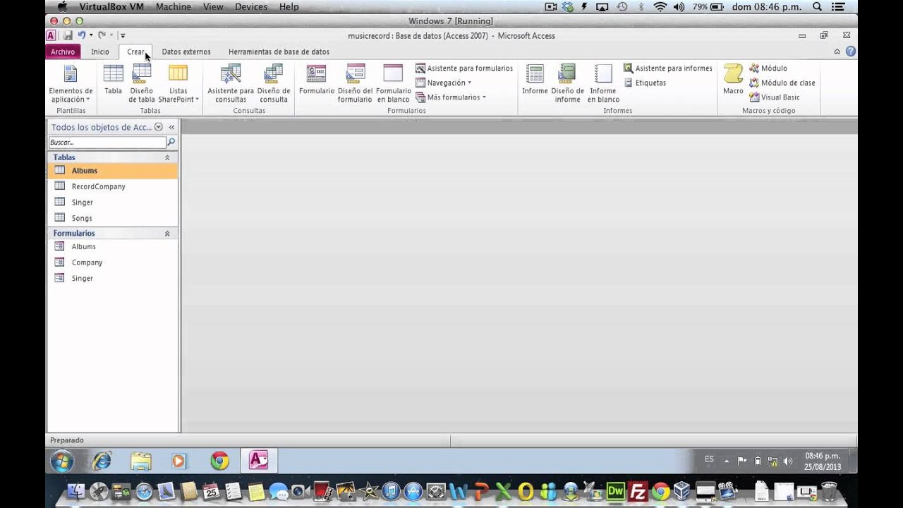 Creando Una Base de Datos en Access - Parte 2 - YouTube