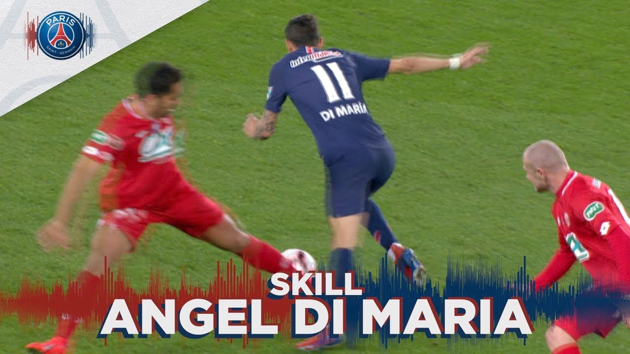 SKILL - AMAZING RUN BY DI MARIA vs DIJON - YouTube