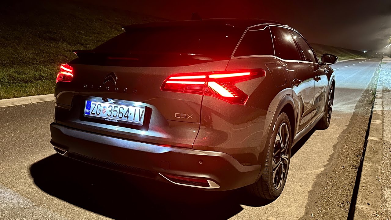 New CITROEN C5 X 2023 at night - CRAZY LED lights, AMBIENT LIGHTS ...