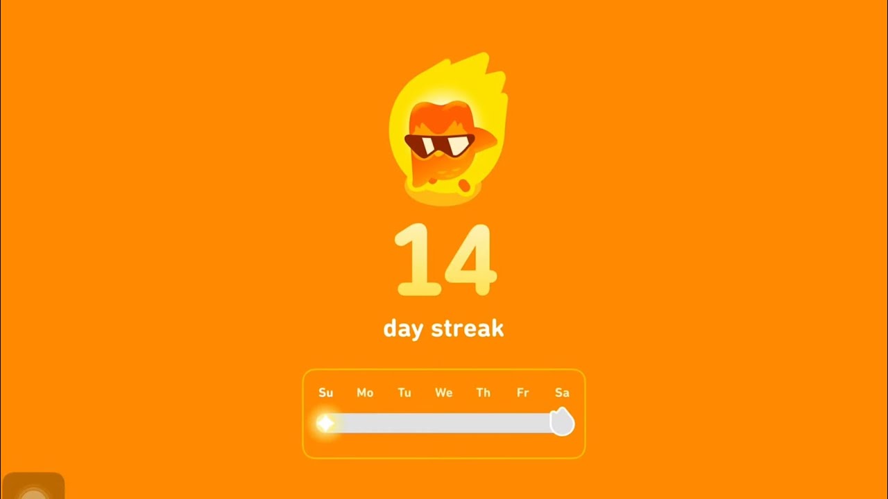 My 14 day streak on Duolingo - YouTube