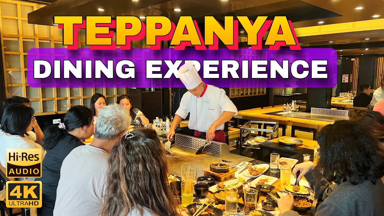 TEPPANYA Mall of Asia | Teppanyaki Dining Experience 🇵🇭 | 4K Food and ...