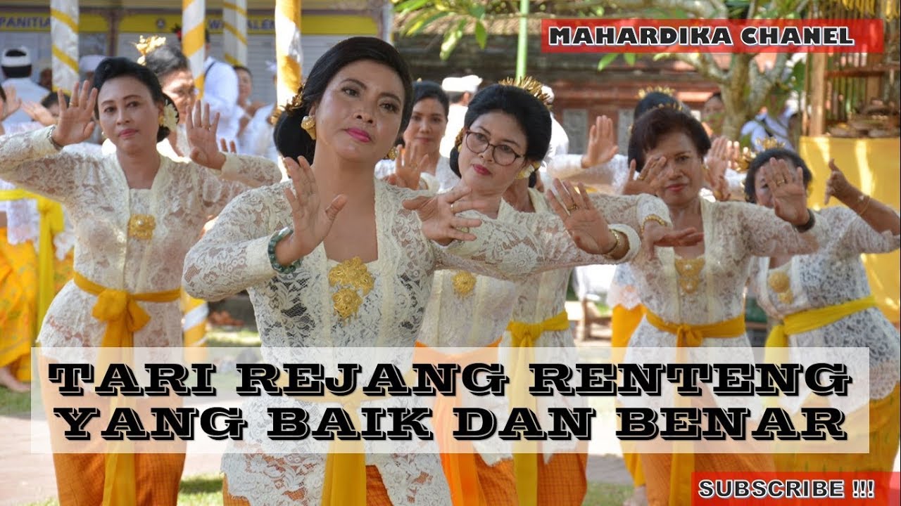 TARI REJANG RENTENG YANG BENAR SESUAI GAMBELAN - YouTube