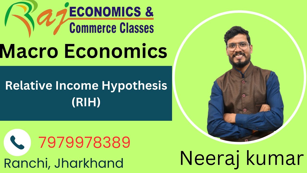 Relative Income Hypothesis (RIH) | Consumption function | Macro ...