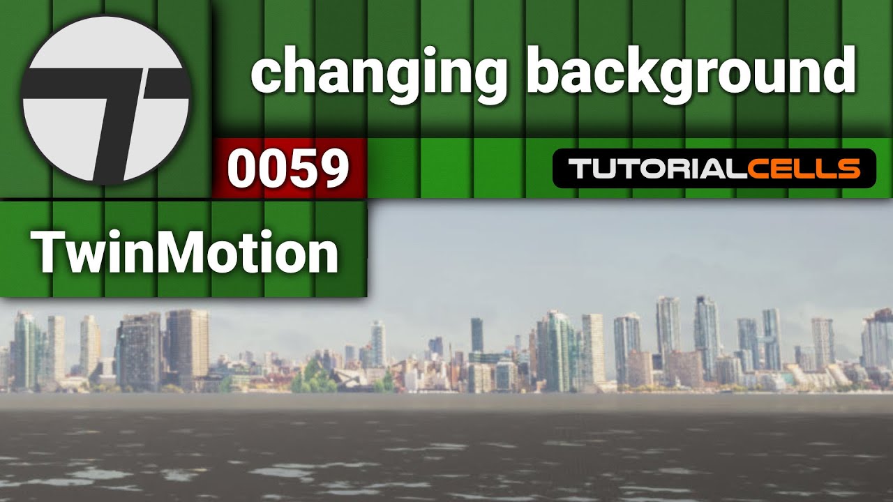 0059. changing background in twinmotion - YouTube