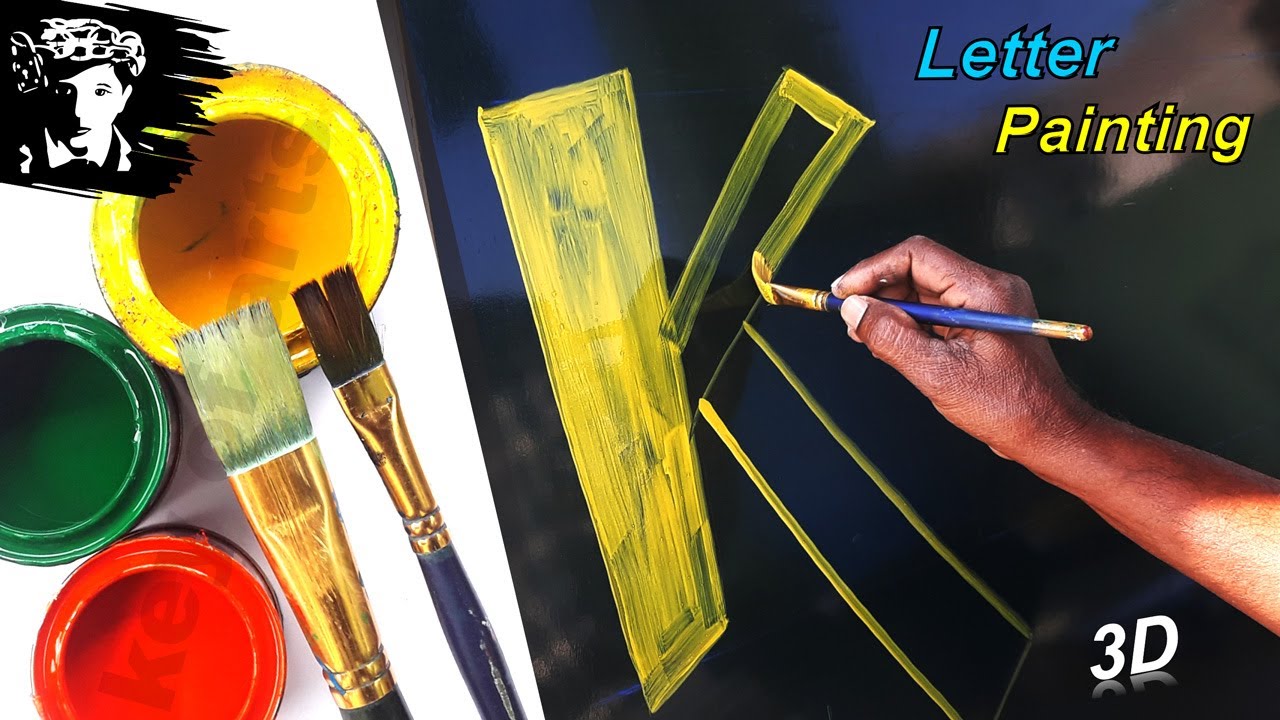 Sign Painting 3D Letters Writing Colors Design Shading - key of arts ...