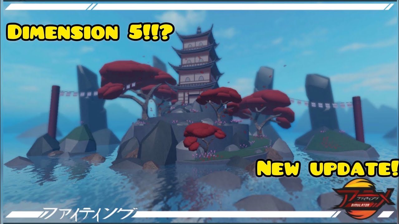 *NEW* DIMENSION 5 UPDATE IS COMING ANIME FIGHTING SIMULATOR (ROBLOX ...