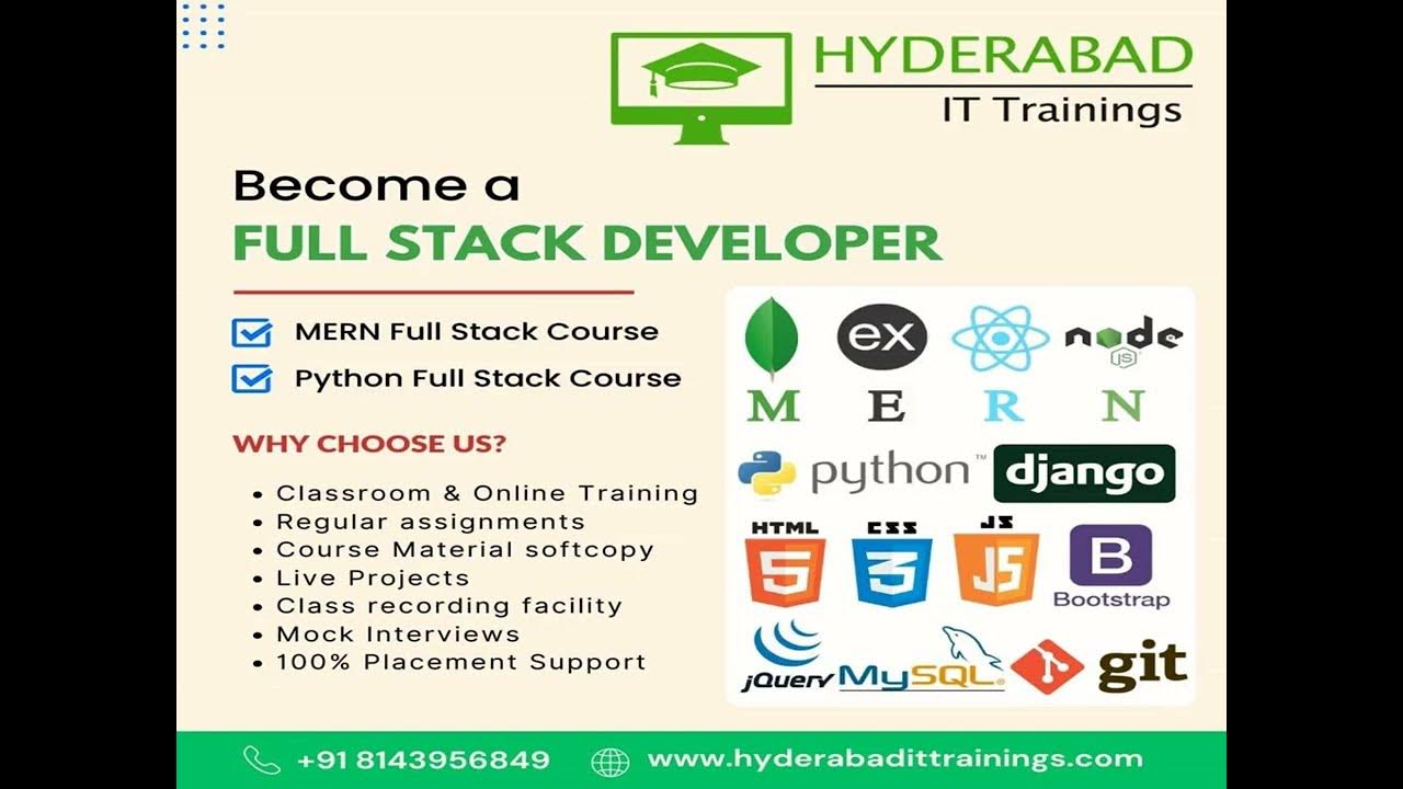 Full Stack Web Developer Course in Hyderabad - YouTube