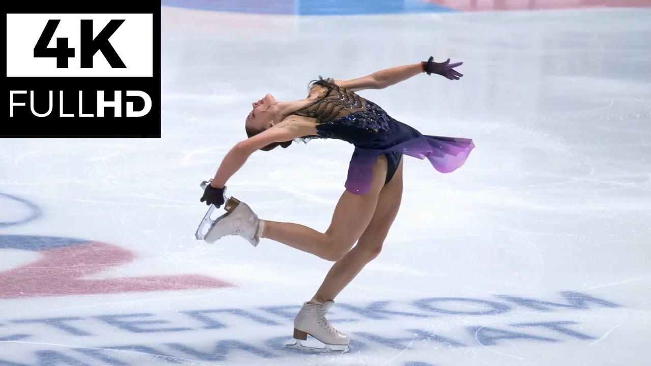 Софья Самоделкина Фигурное Катание Sofia Samodelkina Figure Scating Women Girls Slow Motion 2023 ...
