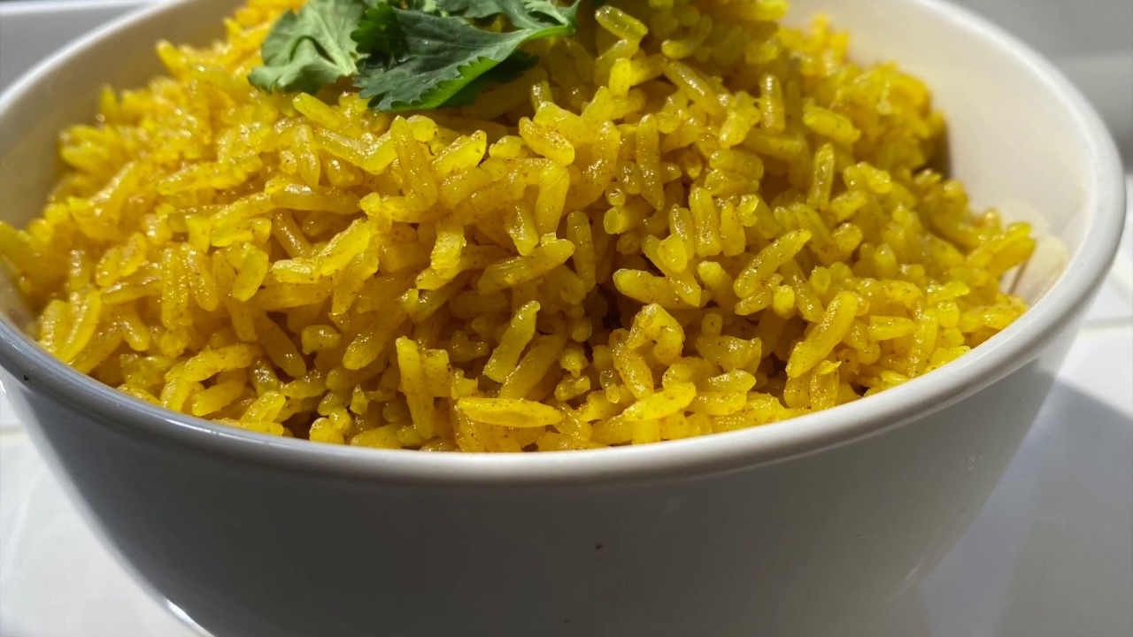 Turmeric Coconut Rice - YouTube