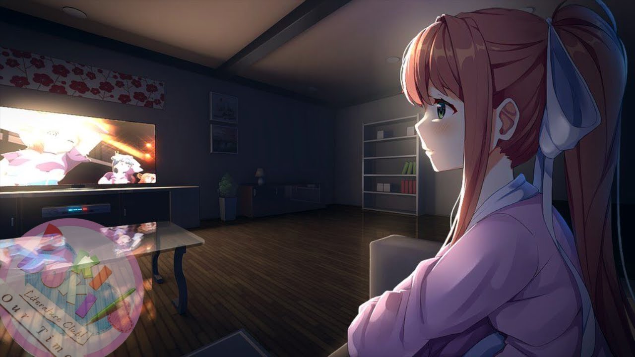 Noche de ANIME con Monika | DDLC Our Time #2 - YouTube