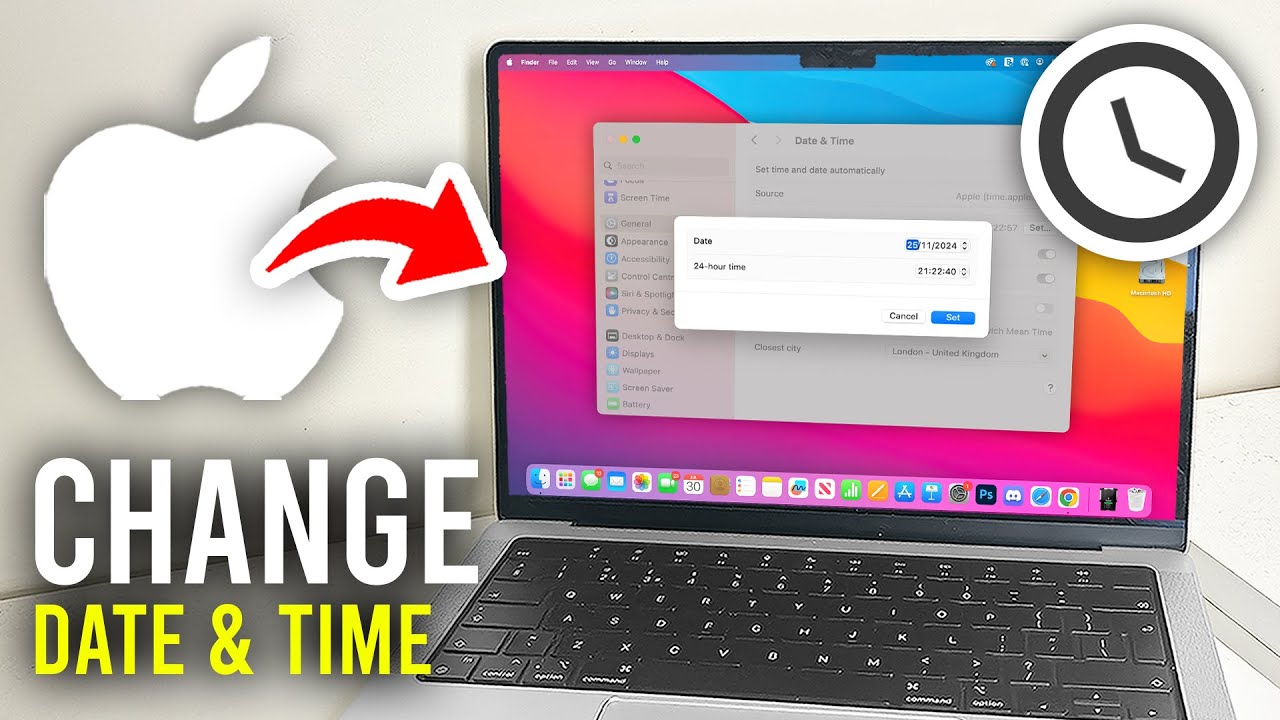 How To Change Date and Time On Mac - Full Guide - YouTube