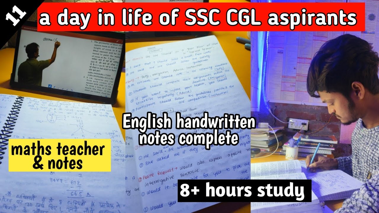 SSC CGL 2025 TARGET | a day in my life | #cgl #motivation #trending # ...